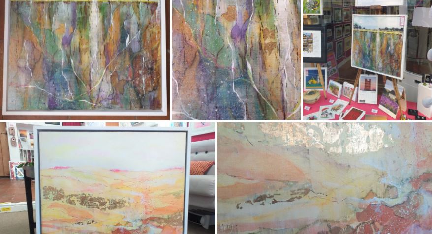 Two original pieces by Artist Gillian Goodlad – ABBEY GALLERIES